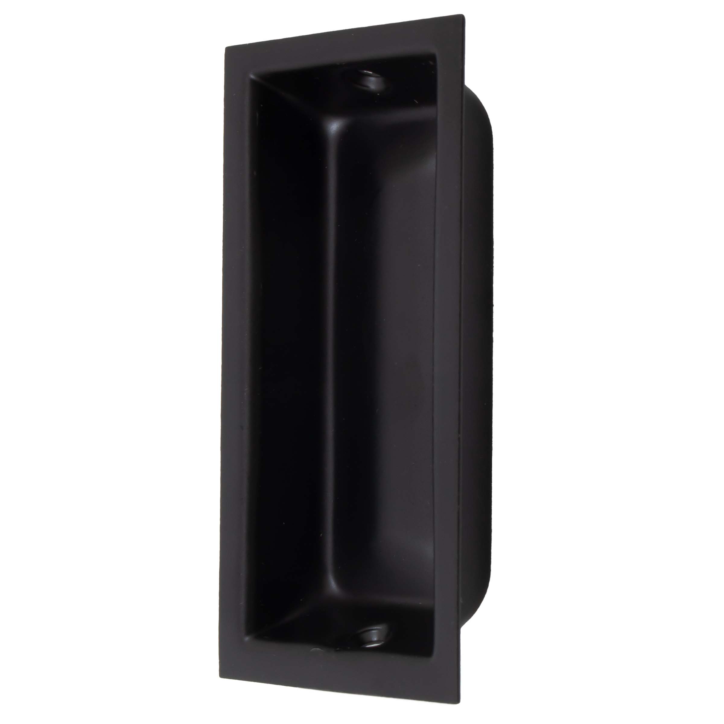 Large Rectangular Flush Pull - Matte Black