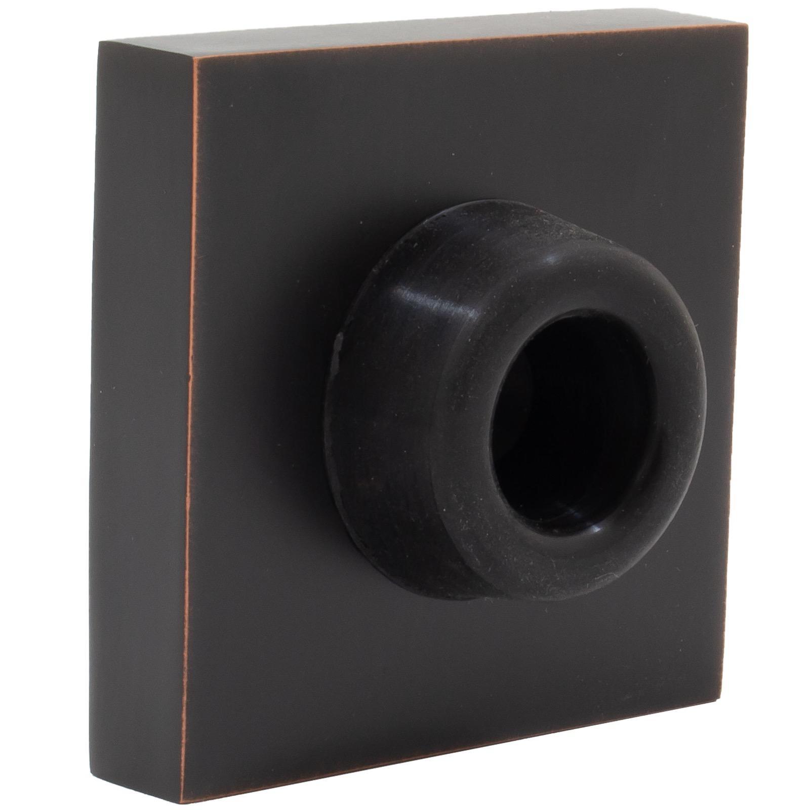 2-1/4" Contemporary Square Wall Stop - Vintage Bronze