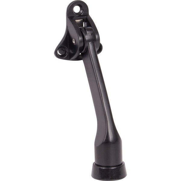 4" Kick-Down Door Holder - Matte Black