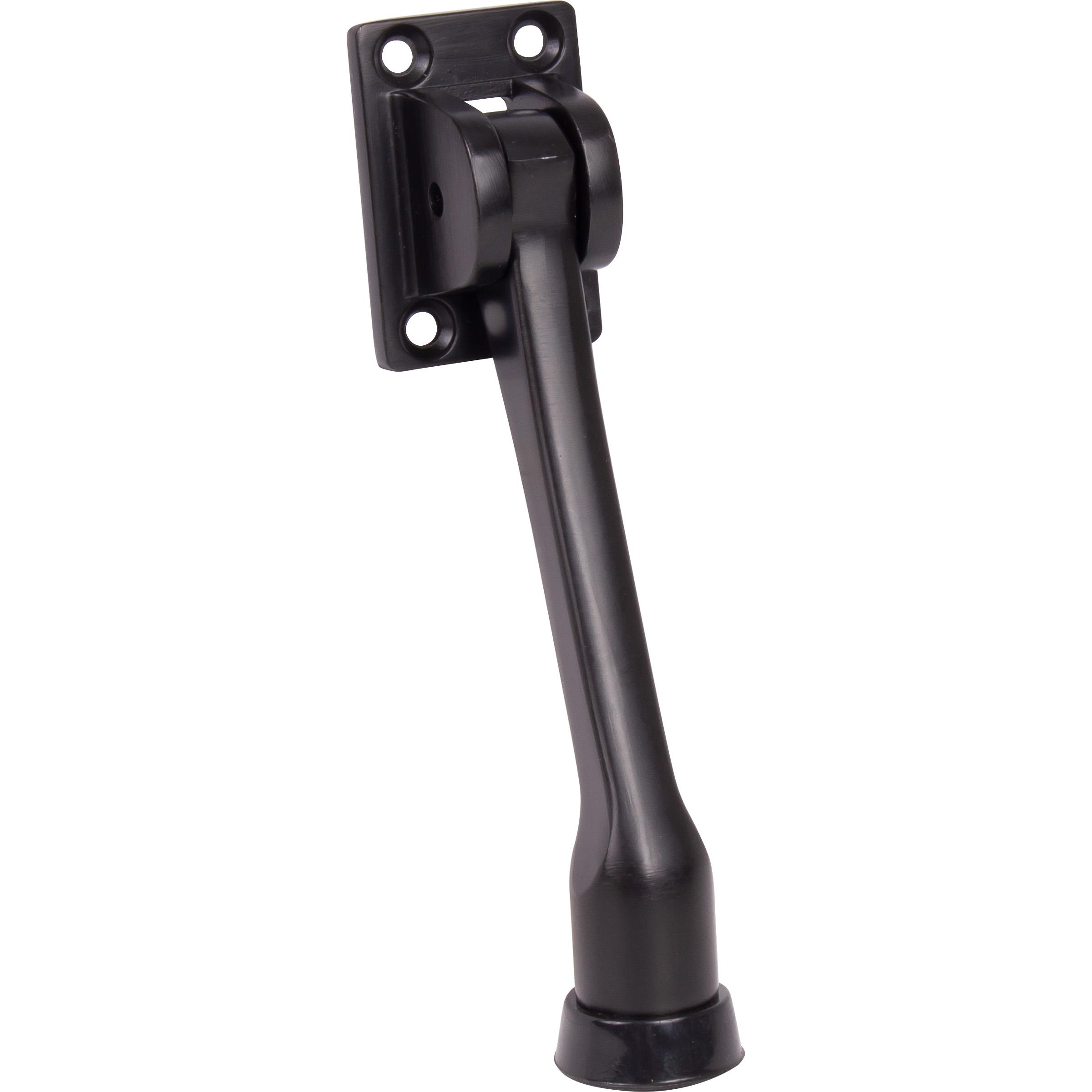 5" Heavy-Duty Kick-Down Door Stop - Matte Black