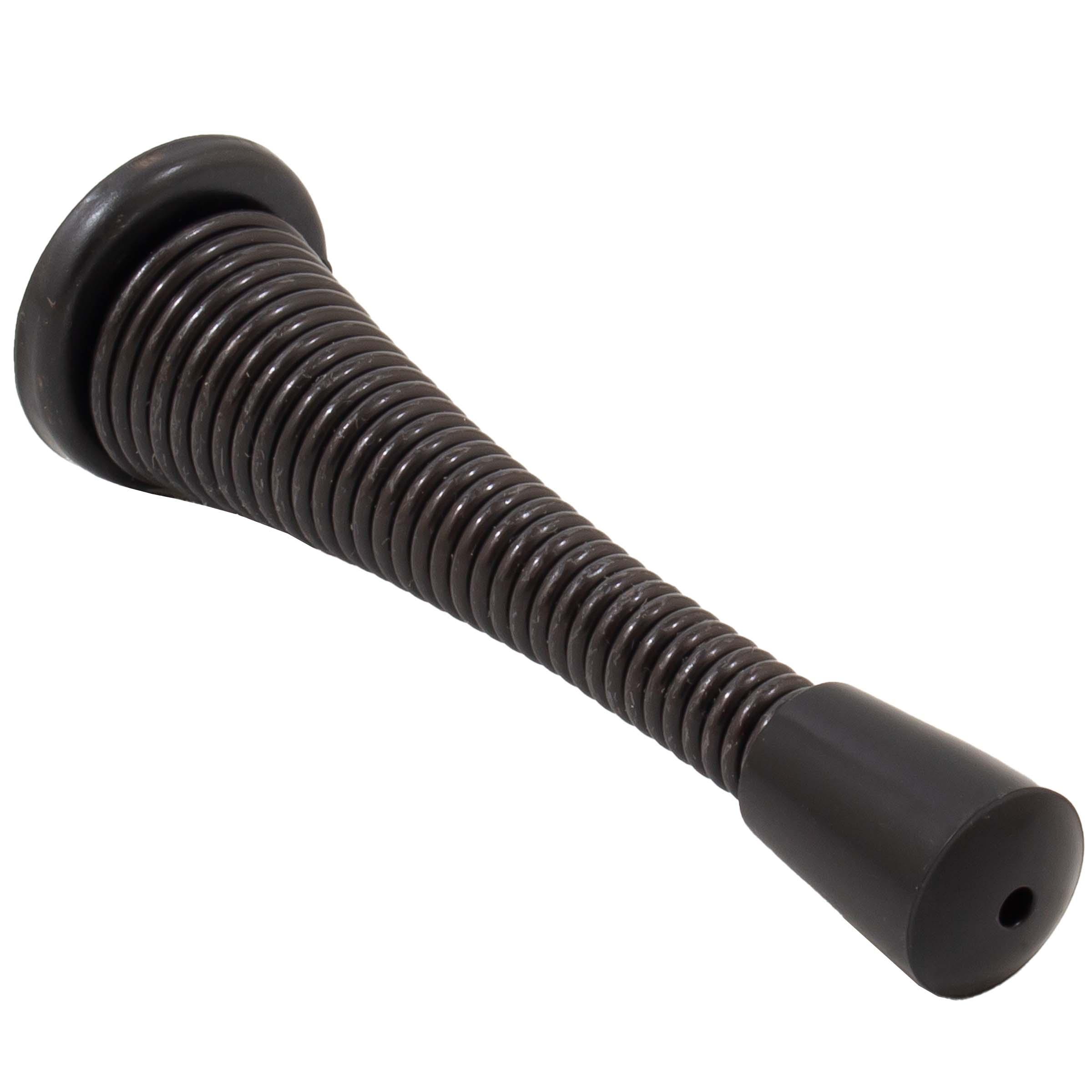 3" Heavy-Duty Spring Door Stop - Oil-Rubbed Bronze