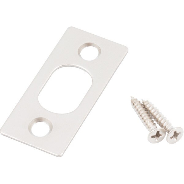Strike for 6" Flush Bolt - Satin Nickel