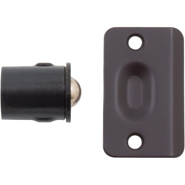 Drive-In Ball Catch with Strike - Oil-Rubbed Bronze