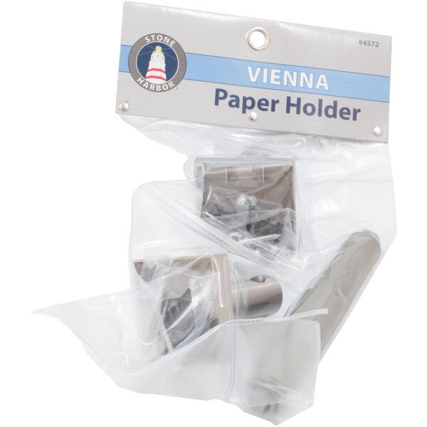 Vienna Paper Holder - Satin Nickel