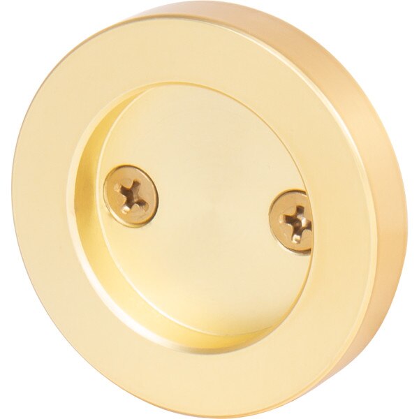 2-1/8" Round Pull - Satin Brass