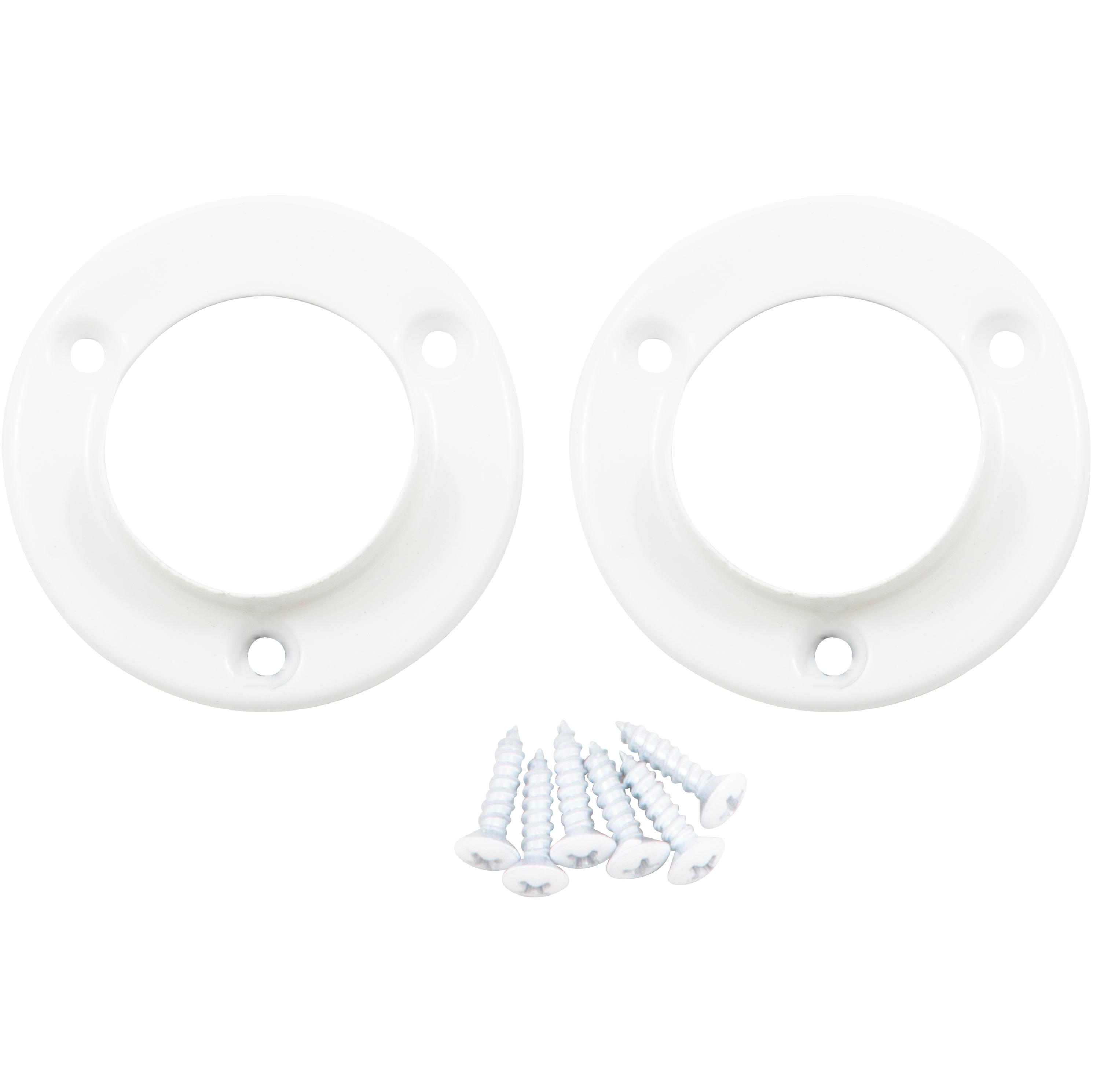 Pole Sockets - White