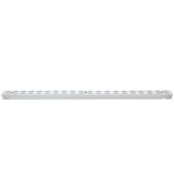 25" Heavy-Duty Double Track Wall Standard - White