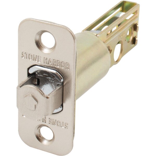 2-3/8" Passage Latch for Round Pocket Door Lock - Satin Nickel