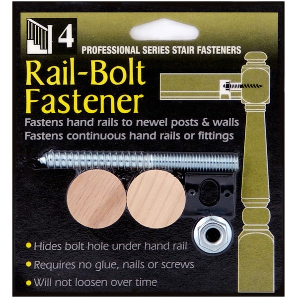 302 Rail-Bolt Fastener with Plugs