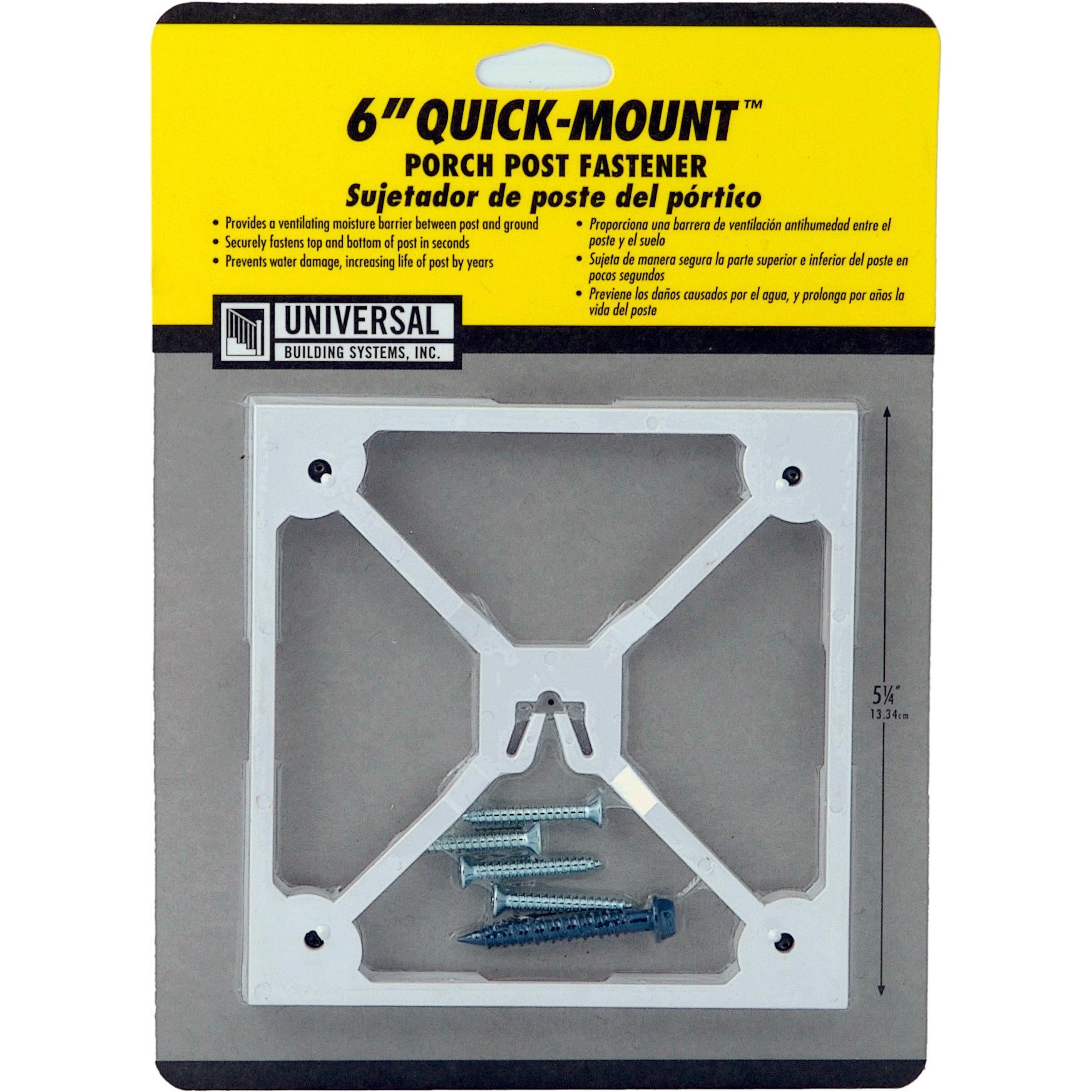 17006 6" Quick-Mount Porch Post Fastener