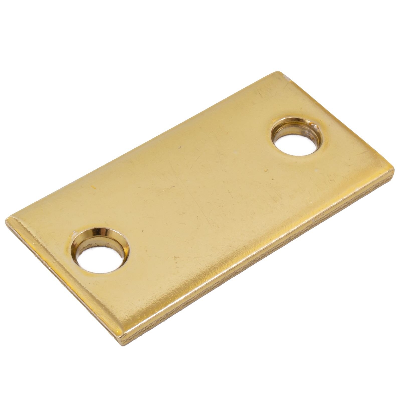 EF 161 BP 1-1/8" x 2-1/4" Latch Filler Plate - Polished Brass