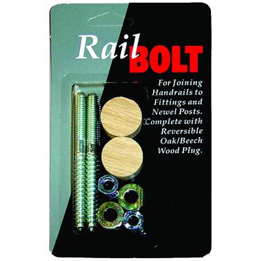 FU-6288 Rail Bolt Rail To Newel Post Fastener 2/pk