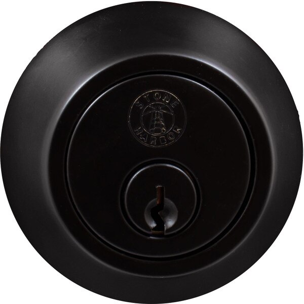 301 19 CP 4AL RCS SC K6 1-Cyl Deadbolt SC1 Keyway - Matte Black