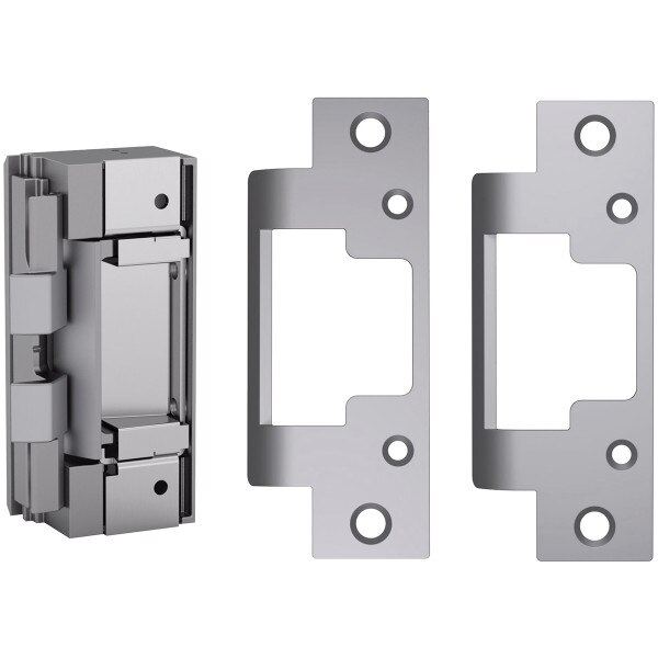 8000C 630 No-Cut Electric Strike Kit for Latchbolt Lock - Satin ...