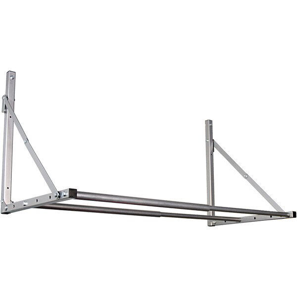 01031 Foldable Tire Storage Wall Rack - Silver