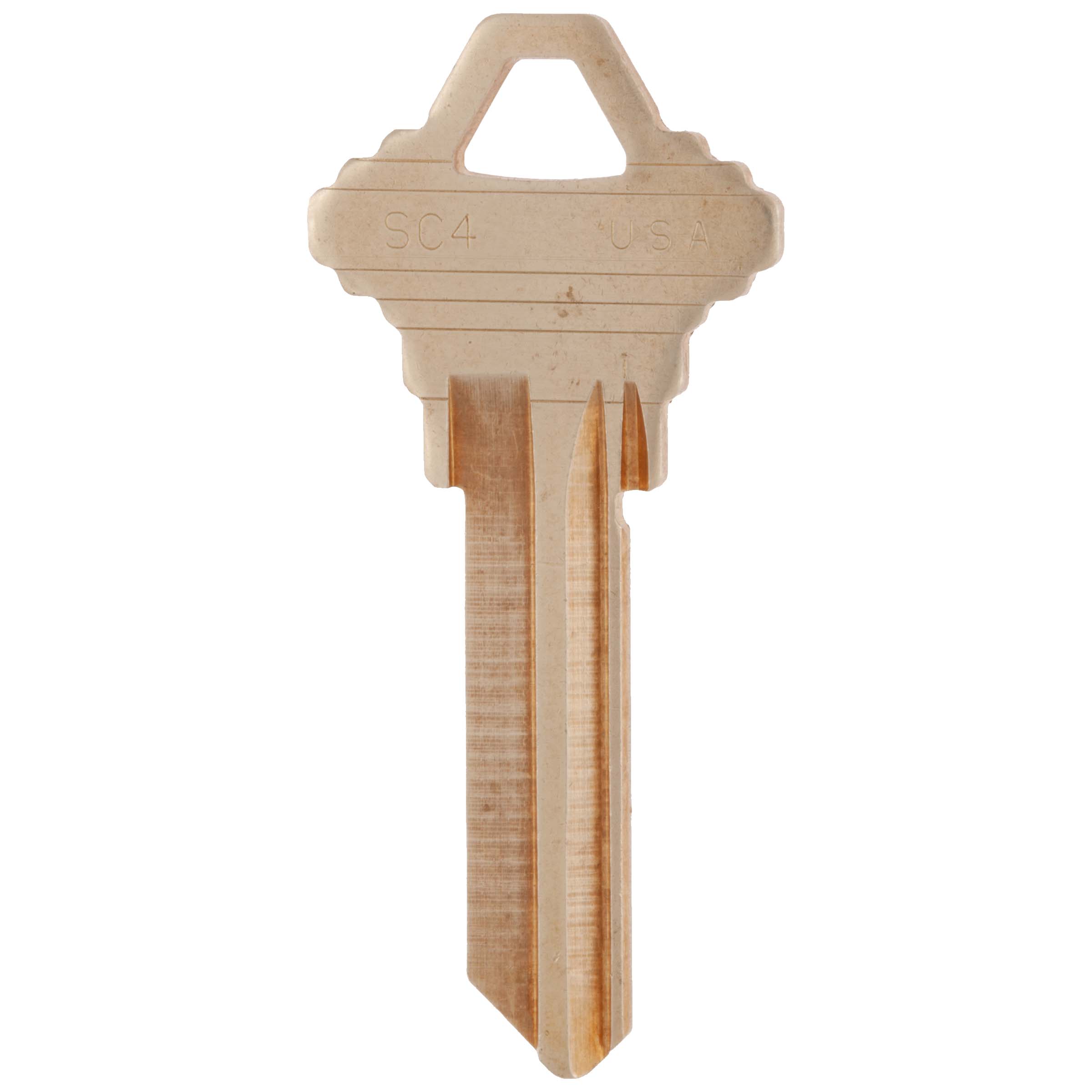 Ilco (Taylor) Key Blank Schlage 6-pin SC4 - Brass
