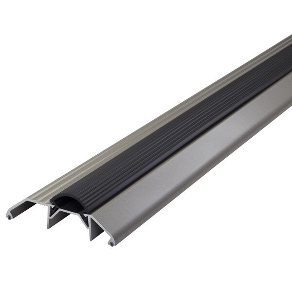 36" x 3-3/4" x 1-1/8" Deluxe High Threshold with Vinyl Seal - Satin Nickel