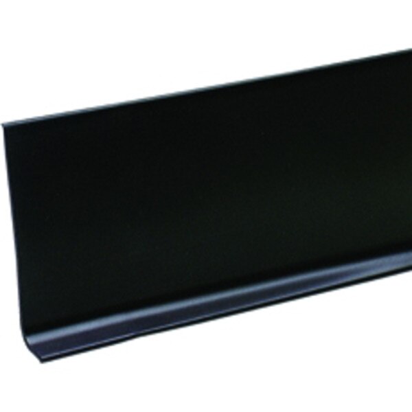 4" x 4' Vinyl Wall Base Non-Adhesive Dry Back - Black