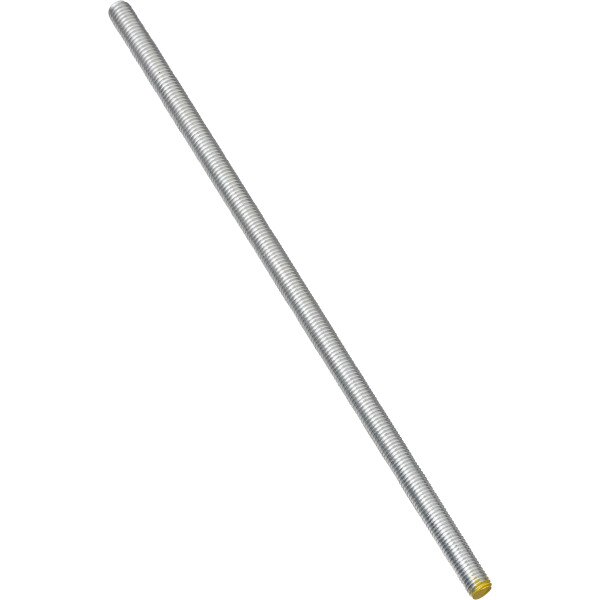 4000BC 3/8" X 36" Steel Threaded Rod - Zinc Plated