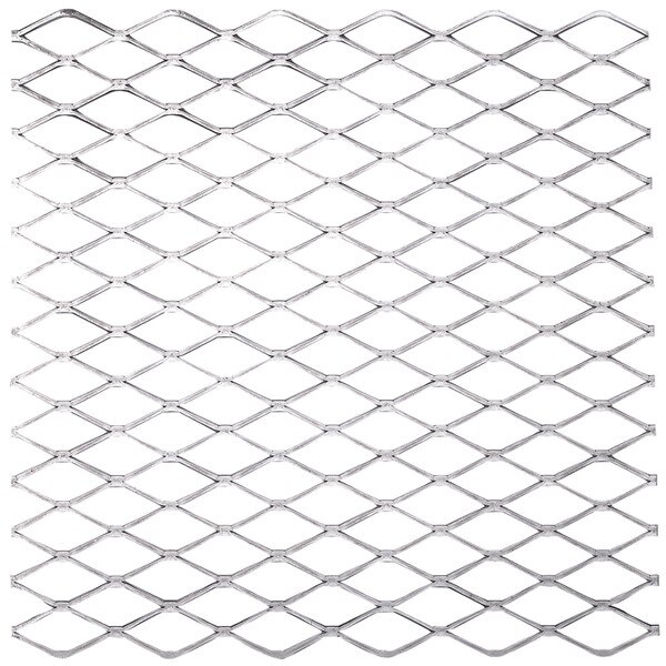 4075BC 12" x 12" Expanded Steel 3/4" Grid - Plain Steel