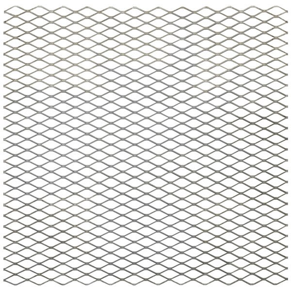 4075BC 24" x 24" Expanded Steel 3/4" Grid - Plain Steel