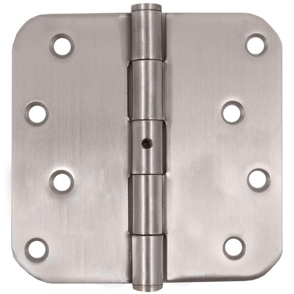 4" 5/8R Standard Hinge NRP 2/pk - Satin Stainless Steel