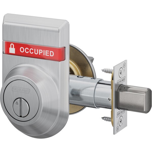 B672 626 12-296 10-094-1 3/4" OS-OCC Indicator Deadbolt UL - Satin Chrome