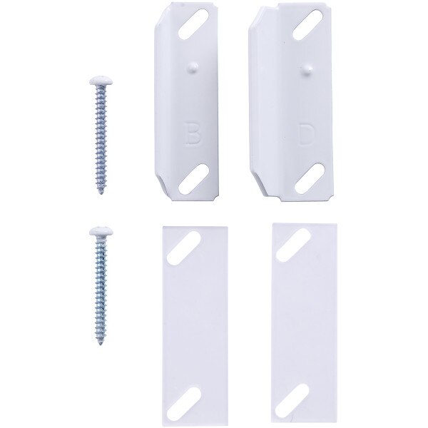 V444STWH Replacement Push Button Latch Strike - White